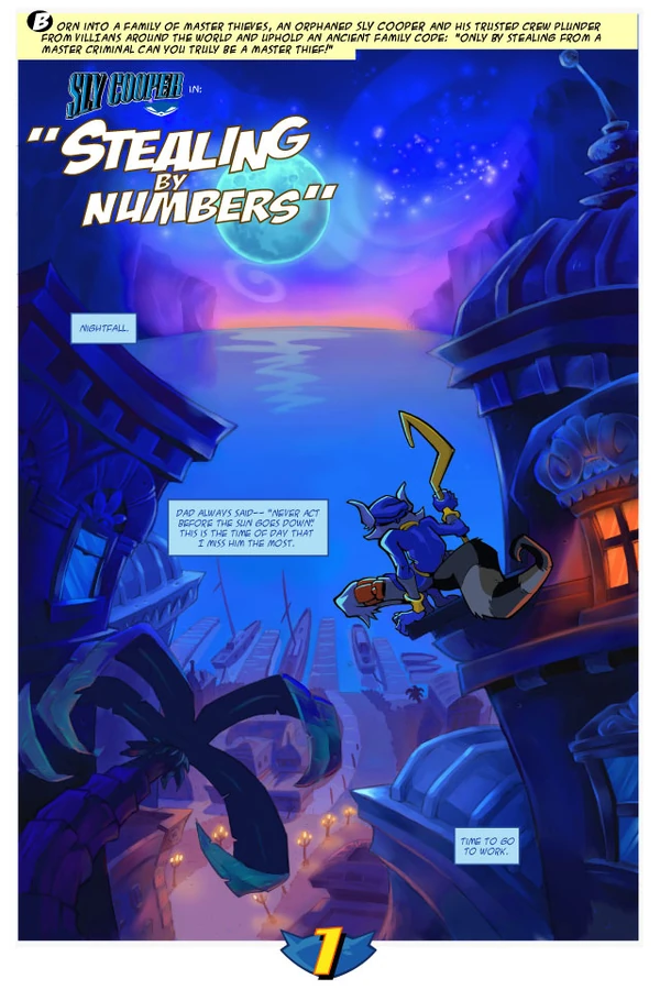 The Adventures of Sly Cooper/Issue 1 | Sly Cooper Wiki | FANDOM powered ...