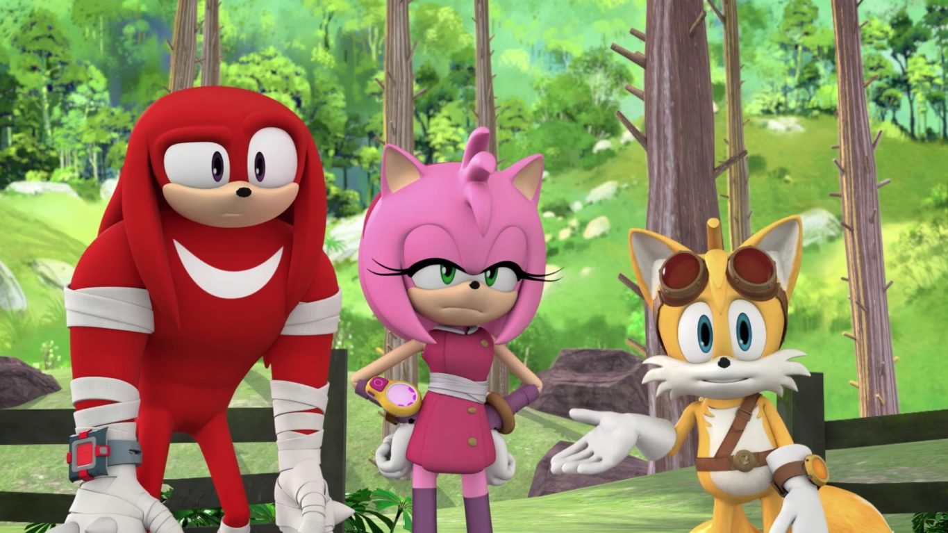 Image - S2E05 Knuckles Amy and Tails.png | Sonic News Network | Fandom ...