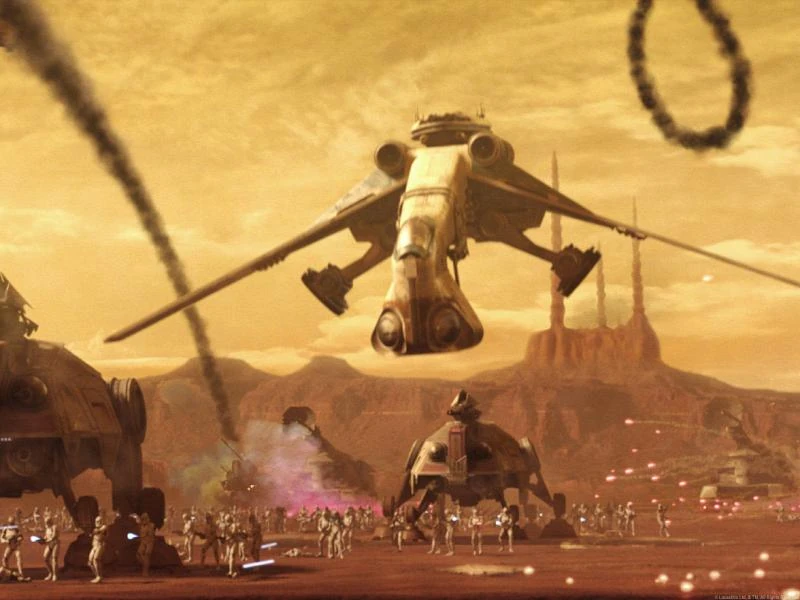 LAAT/c Low-Altitude Assault Transport Carrier Repulsorlift Gunship ...