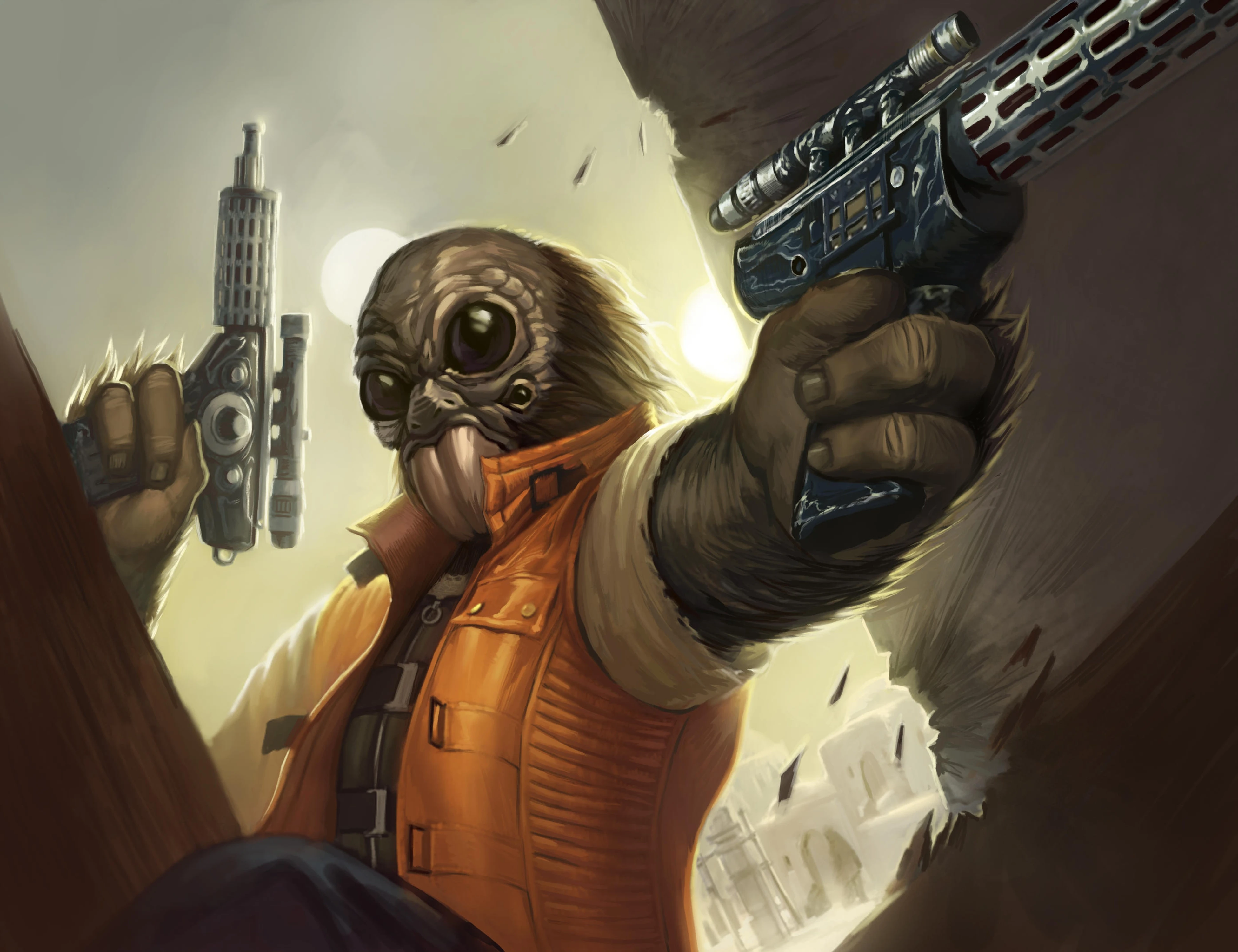 Unidentified Aqualish bounty hunter (Outer Rim) | Wookieepedia | Fandom ...