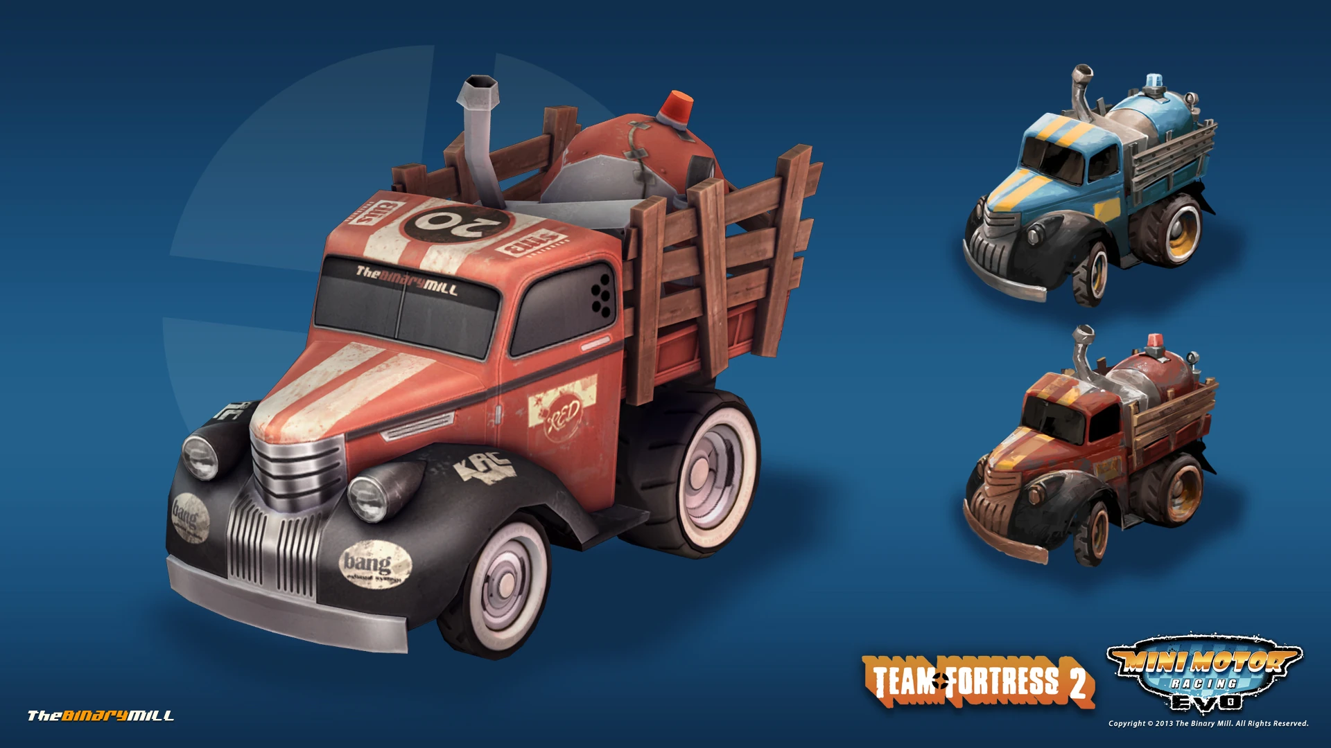 Mini Motor Racing EVO - Team Fortress 2 Truck | Steam Trading Cards ...