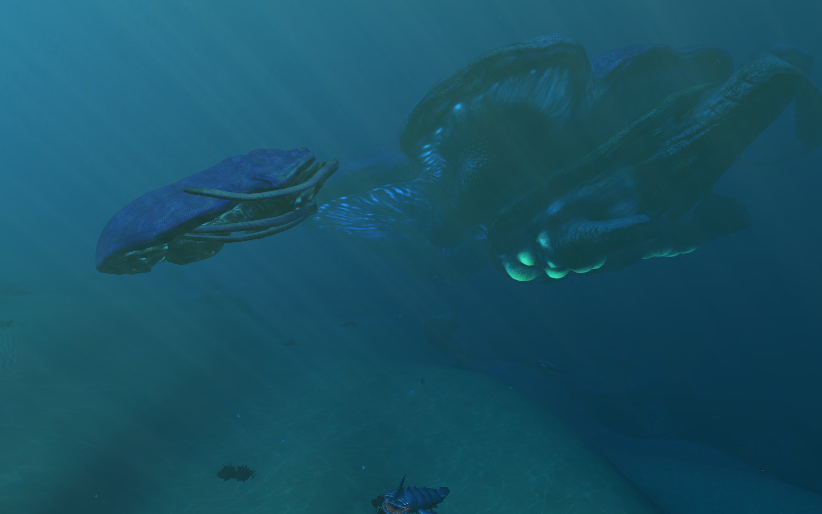 Image Reefbackbigandsmall Subnautica Wiki Fandom Powered By Wikia