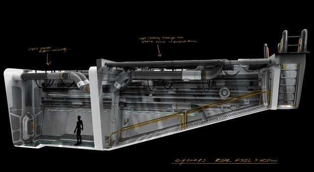 Image - Cyclops Interior RearKeelSection01b.jpg | Subnautica Wiki ...