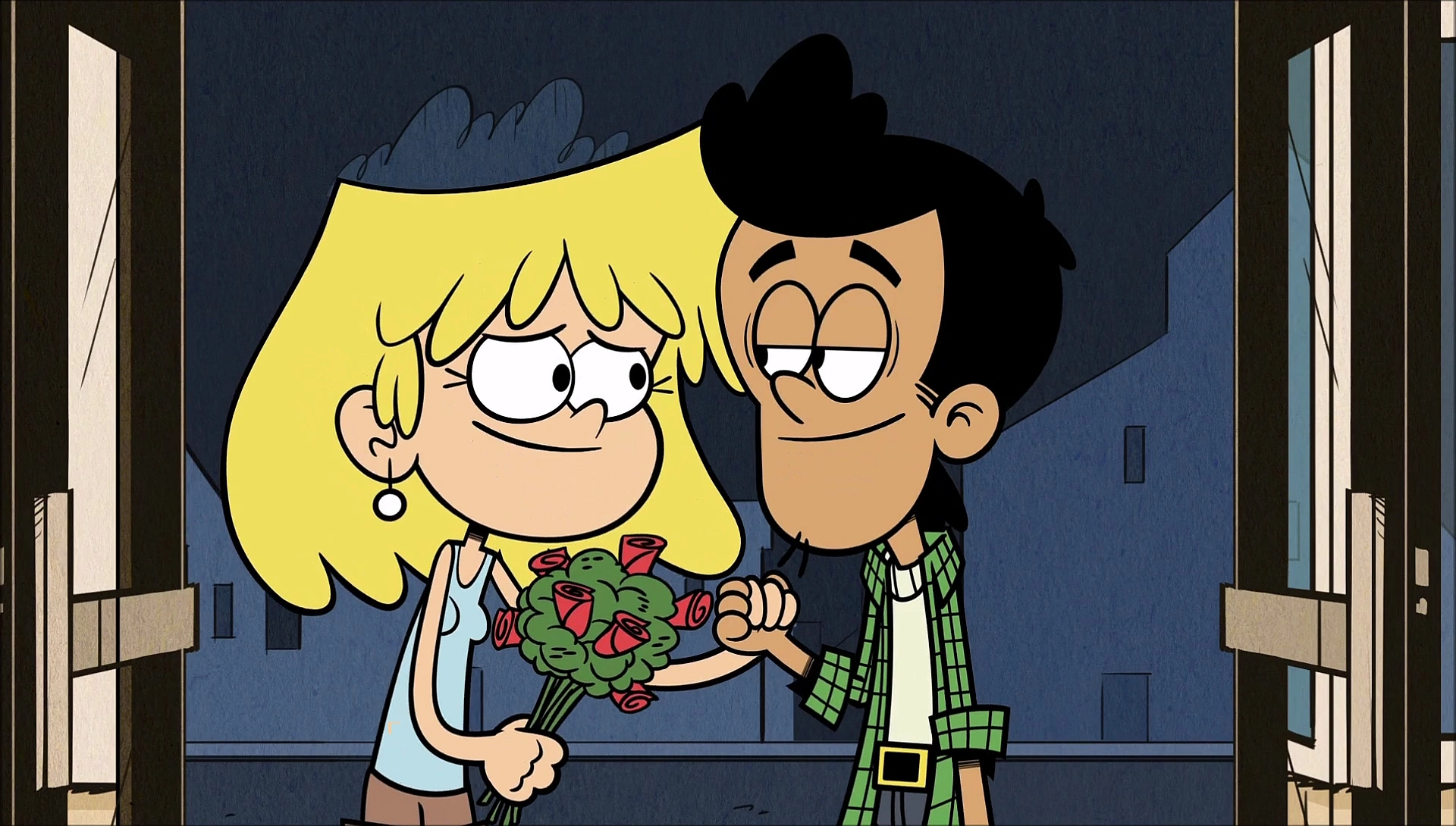 Image - S1E22B Lori Bobby holding hands.png | The Loud House ...