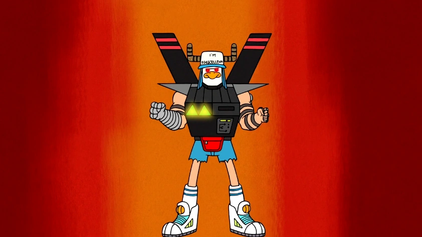 Image - S6E24.004 Hyperduck Extreme in the Opening.png | Regular Show ...