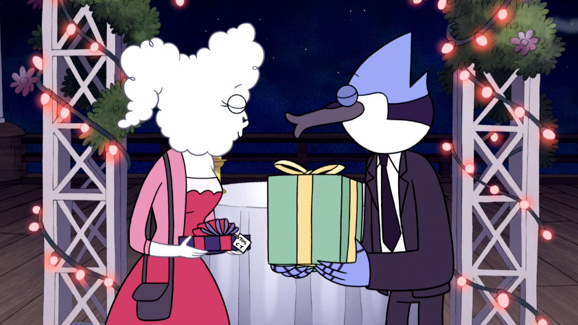 Image S5e37 130 Mordecai And Cj About To Kiss Png Regular Show Wiki