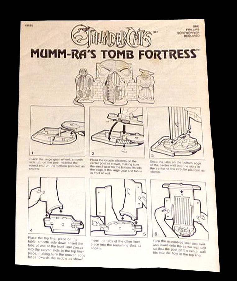 Rainbow Toys Mumm Ras Tomb Fortress Thundercats Wiki Fandom