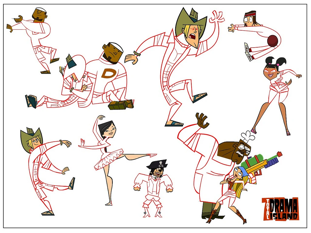 Image - TDI Poses.jpg | Total Drama Wiki | FANDOM powered by Wikia