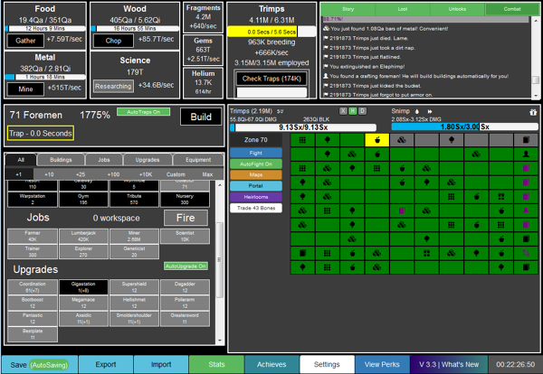 Trimps Game - mwfasr