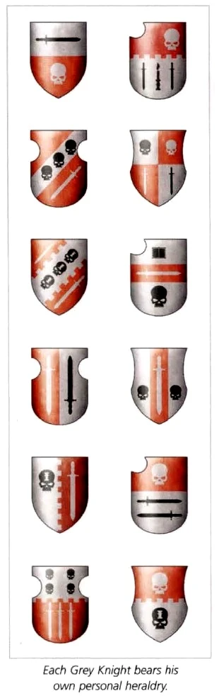 Image - Grey Knights - Examples of Personal Heraldry.jpg | Warhammer ...
