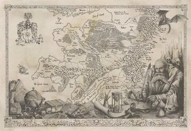 Map of the old world