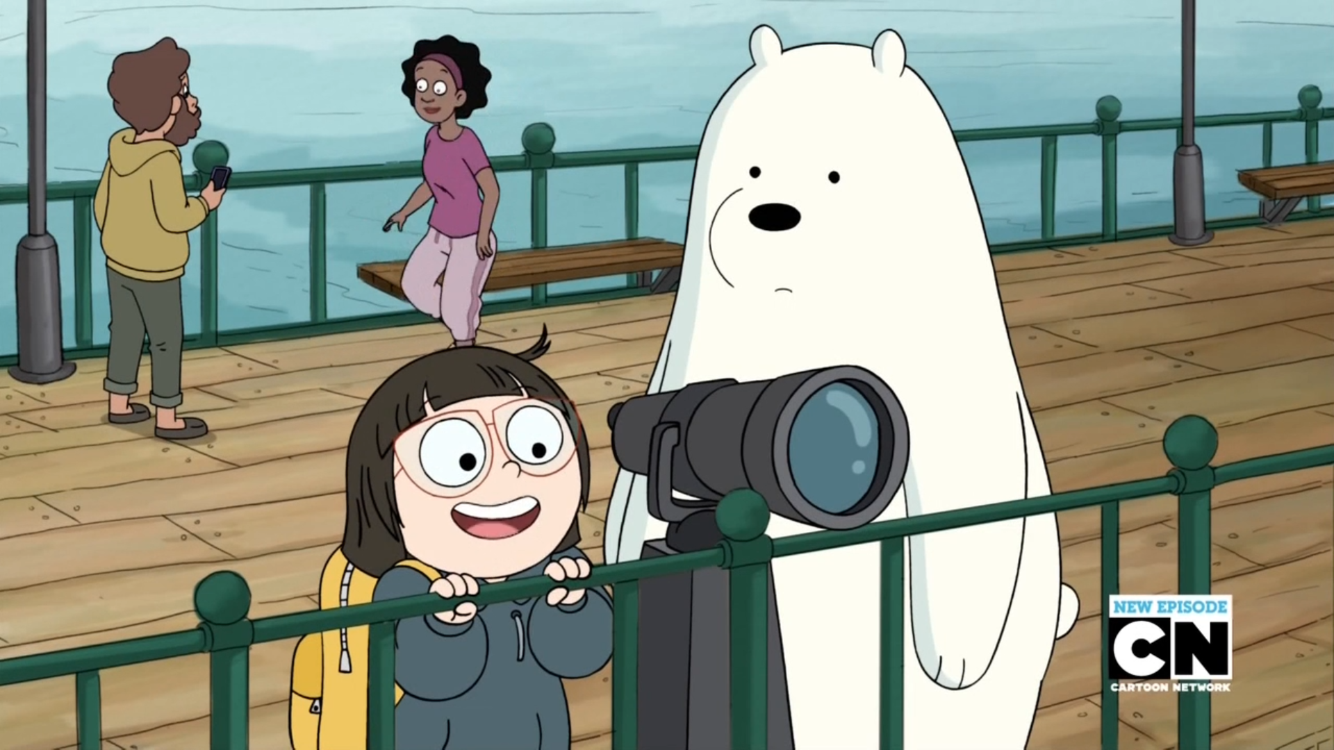 Image Chloe And Ice Bear 061png We Bare Bears Wiki Fandom Powered By Wikia