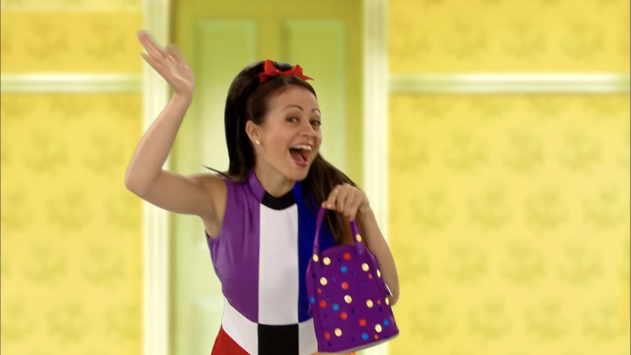 Lady with the polka dotted purse | Wigglepedia | FANDOM powered by Wikia