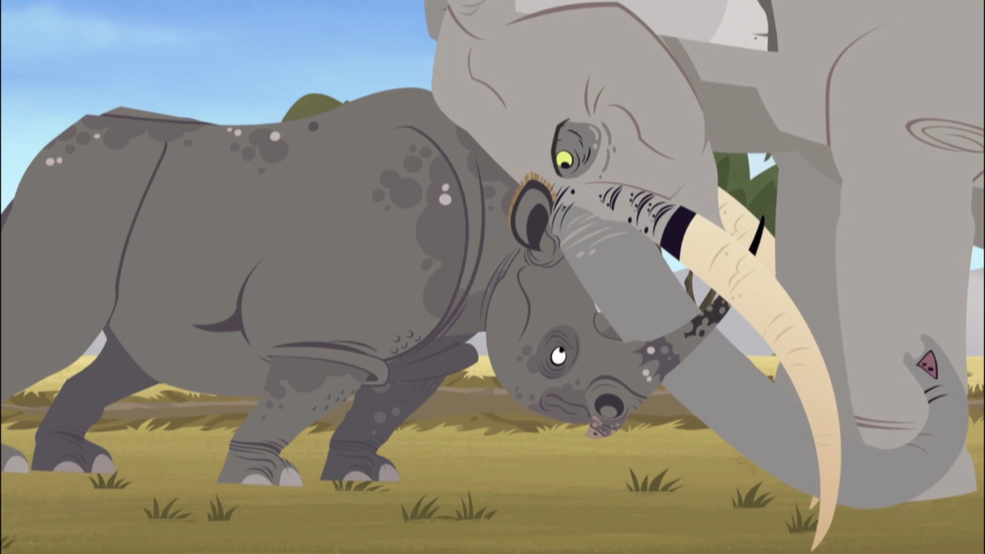 Image - Elephant Vs Rhino.png | Wild Kratts Wiki | FANDOM powered by Wikia