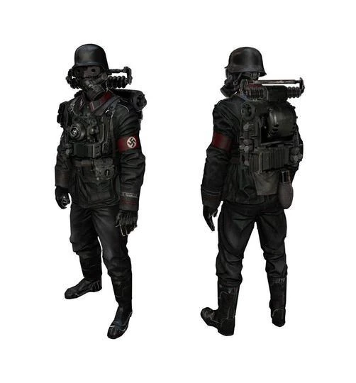 Wolfenstein - German SS Infantry Minecraft Skin