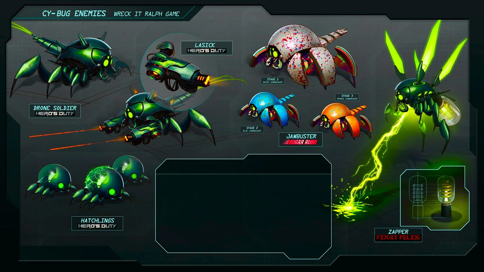 Image - Cy-bugEnemies.jpg | Wreck-It Ralph Wiki | FANDOM powered by Wikia