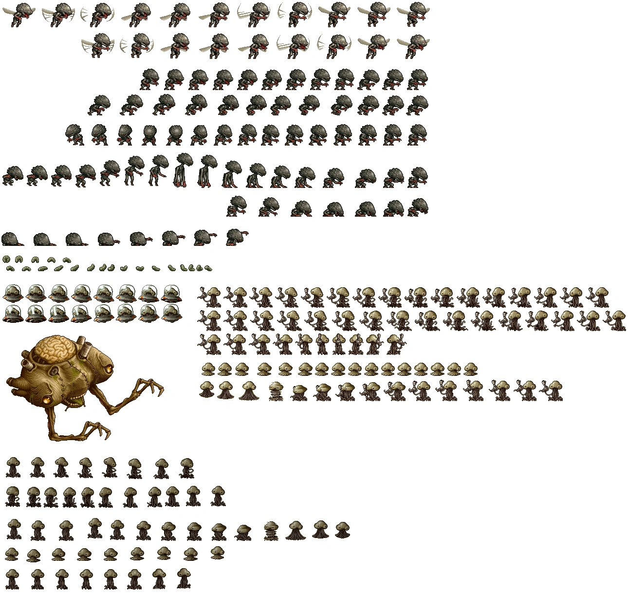 Image - Aliens from Metal Slug (2016) Sprites.png | Www.dynapaul Wiki ...