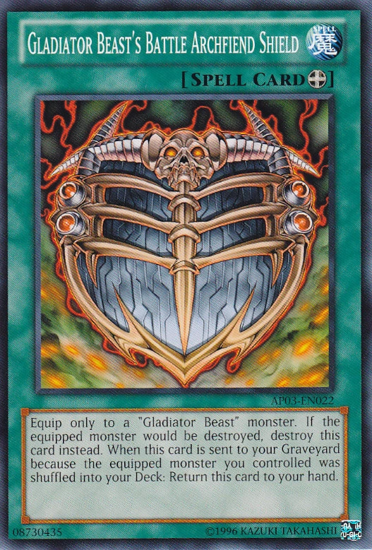 Gladiator Beast's Battle Archfiend Shield | Yu-Gi-Oh! | Fandom powered ...