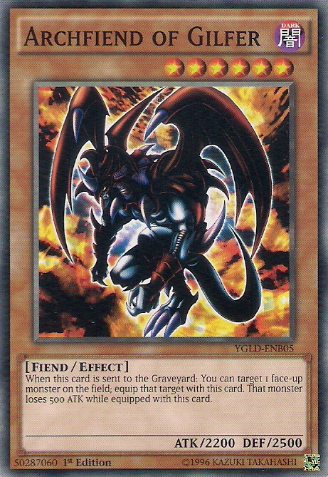 Archfiend of Gilfer | Yu-Gi-Oh! | FANDOM powered by Wikia