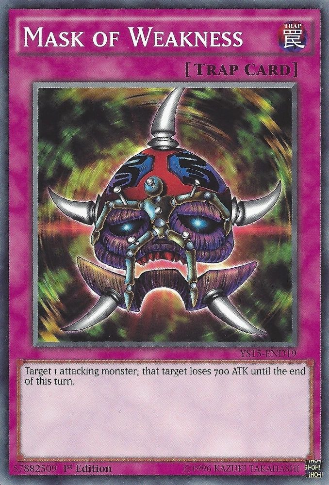 Card Errata:Mask of Weakness | Yu-Gi-Oh! | FANDOM powered by Wikia